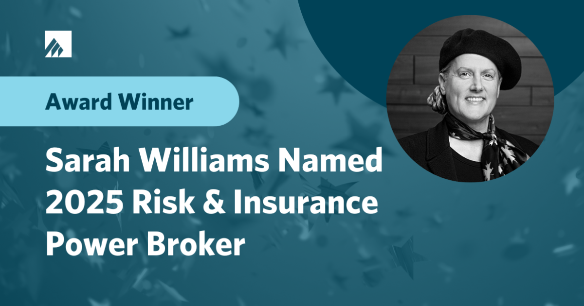 Sarah Williams Named 2025 Risk & Insurance Power Broker | Hylant